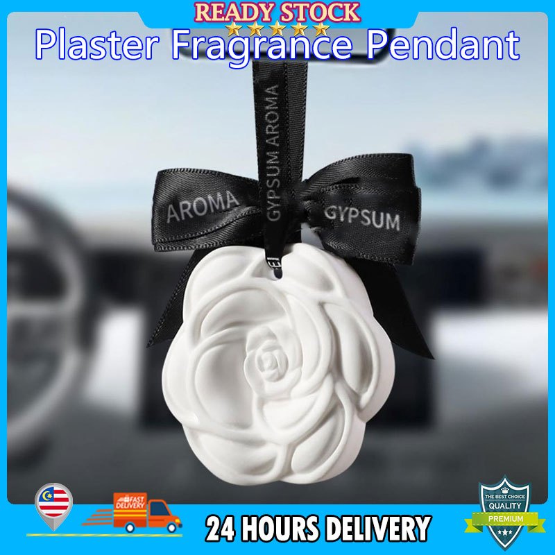 Car Pendant Plaster Fragrance Wardrobe Car Aromatherapy Camellia long ...
