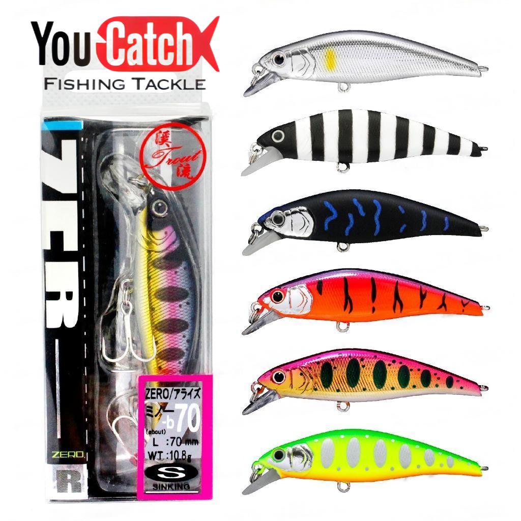 YOUCATCH RIPPLE-ASH FISHING LURE ZERO ARISE TROUT JS MINNOW 70S BAIT LURE | Shopee Malaysia