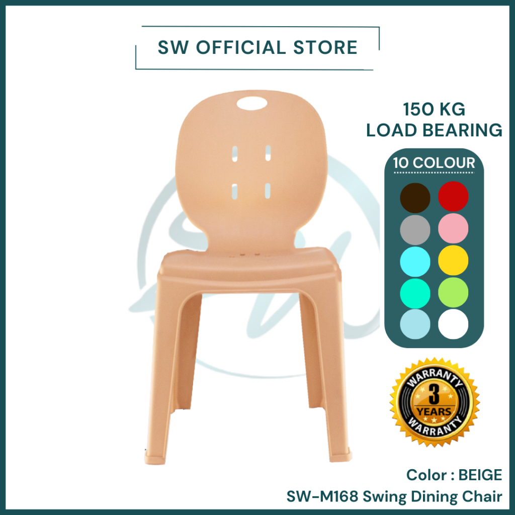 SWI Plastic Chair/ Dining Chair/ Outdoor Chair/ Bangku/ Banquet chair/ Camping chair/ chair ...