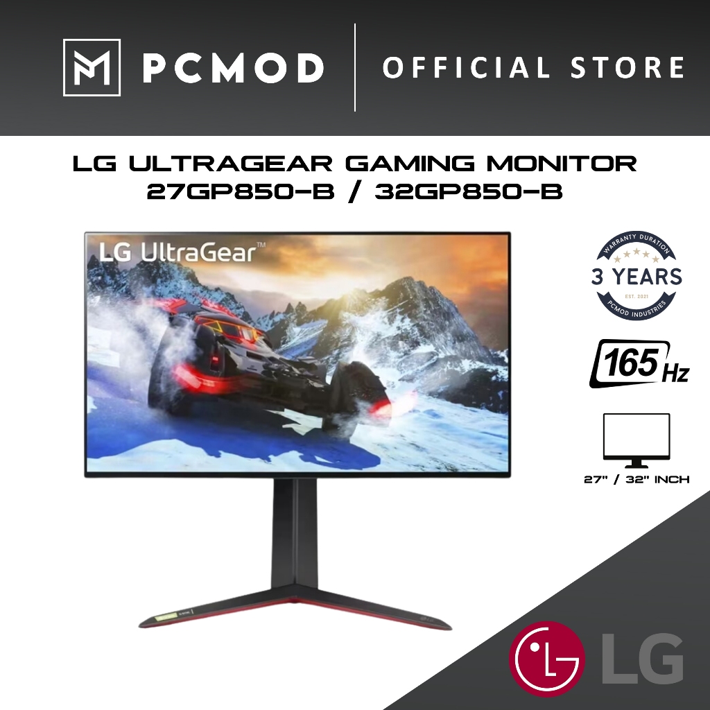 LG ULTRAGEAR Series Gaming Monitor | 27GP850-B / 32GP850-B | PCMOD ...