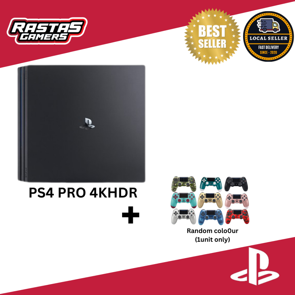 USED PS4 Playstation 4 Fat SLim Pro Free Random Colour Controller ...