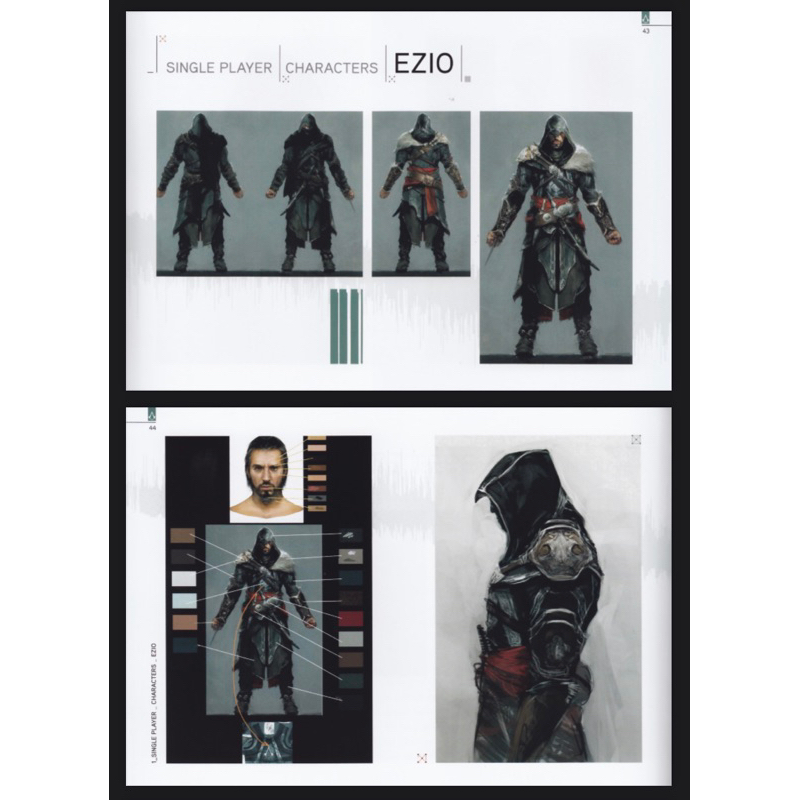 Assassins Creed Revelations • Ubisoft Game Art Book • Character Design ...