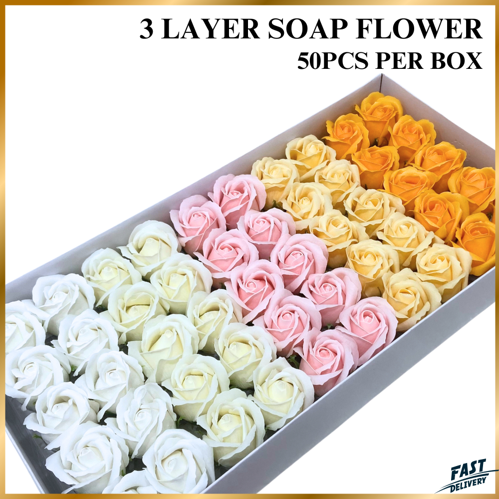 3 Layer Soap Flower 5 Layer Soap Flower Sunflower Soap Flower Carnation ...