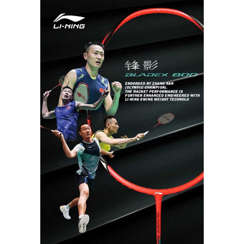LI-NING BLADEX 800 BADMINTON RACQUET BLACK/RED | Shopee Malaysia