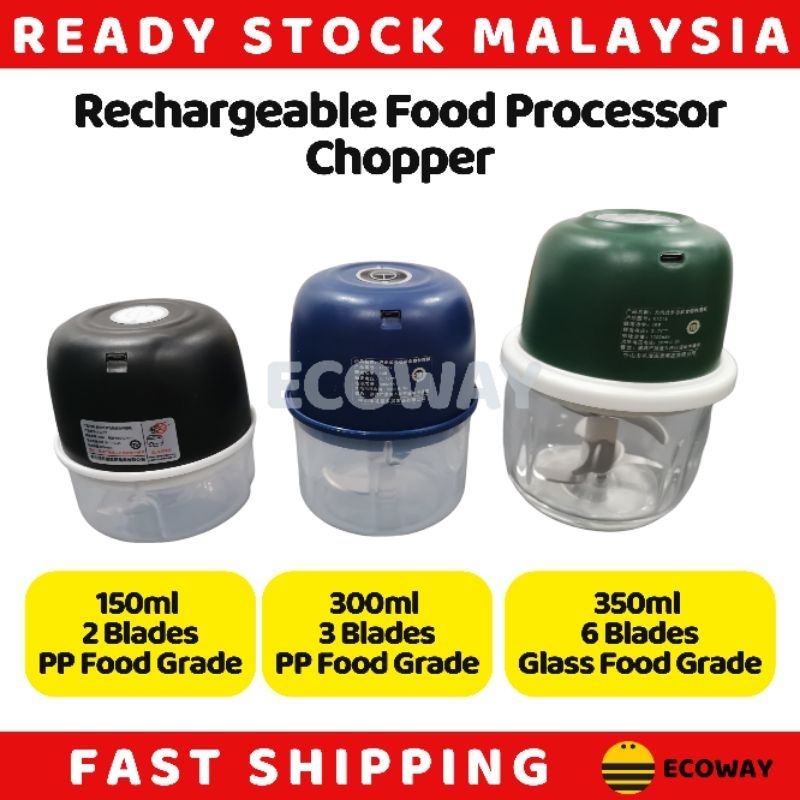 Rechargeable Mini Blender Garlic Meat Food Chopper Portable Meat ...