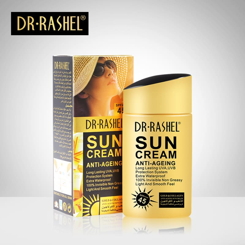 100% Original, DR RASHEL ANTI-AGEING SPF 45 SUN CREAM (80g) | Shopee Malaysia