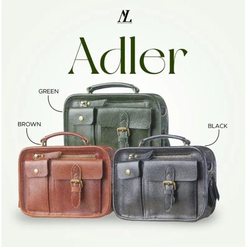 Dherbs Bag ADLER by Anthon's Unisex Leather | Shopee Malaysia