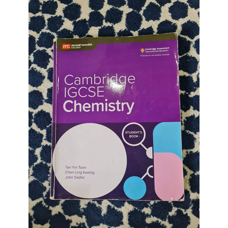 Marshall Cavendish Cambridge IGCSE™ Chemistry Student’s Book | Shopee ...