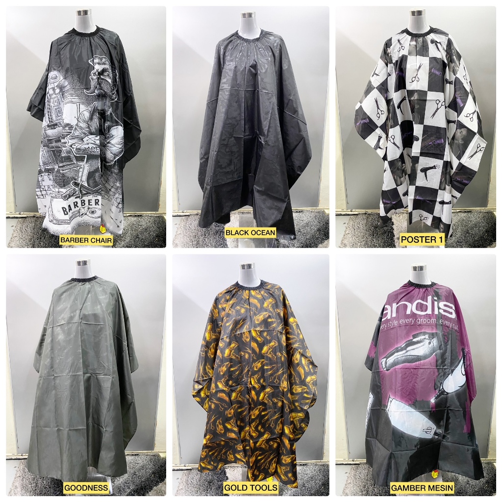 KAIN GUNTING CUTTING CAPE BARBER SALON (ALL TYPES) | Shopee Malaysia