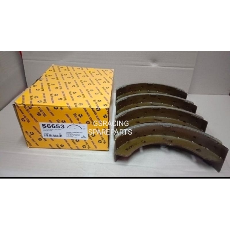 MITSUBISHI CANTER FE211 FE639 FE657 (LINING 75MM) FRONT & REAR BRAKE ...