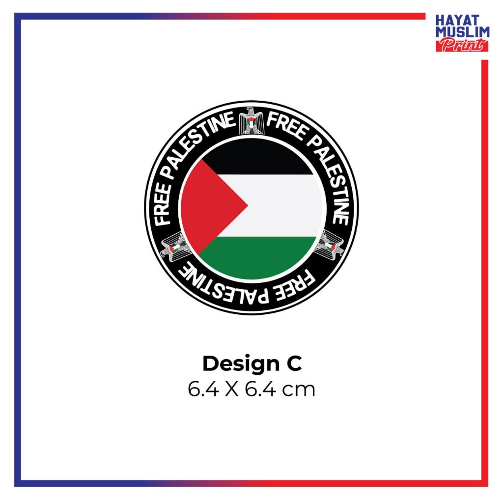 STIKER KERETA PALESTINE FREE PALESTINE | MOTOR STICKERS SOLIDARITY FOR ...