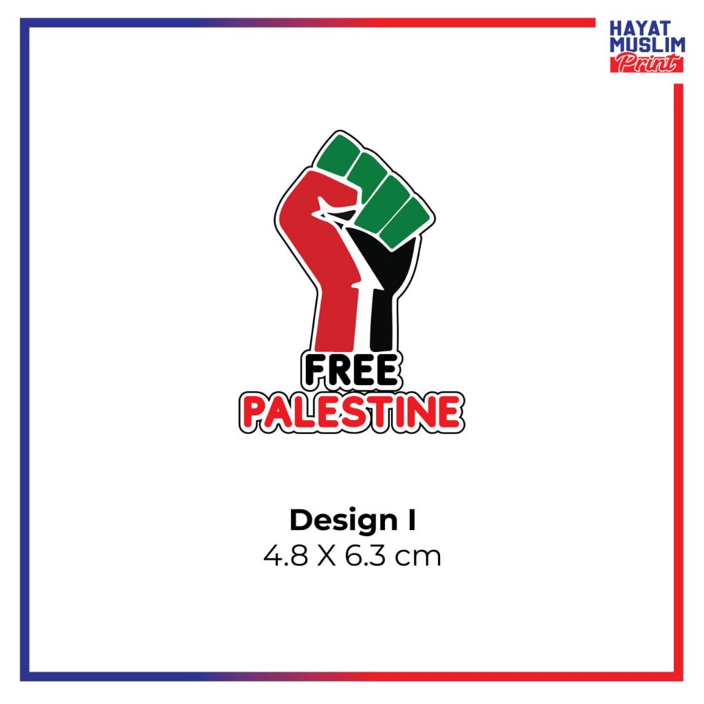 STIKER KERETA PALESTINE FREE PALESTINE | MOTOR STICKERS SOLIDARITY FOR ...