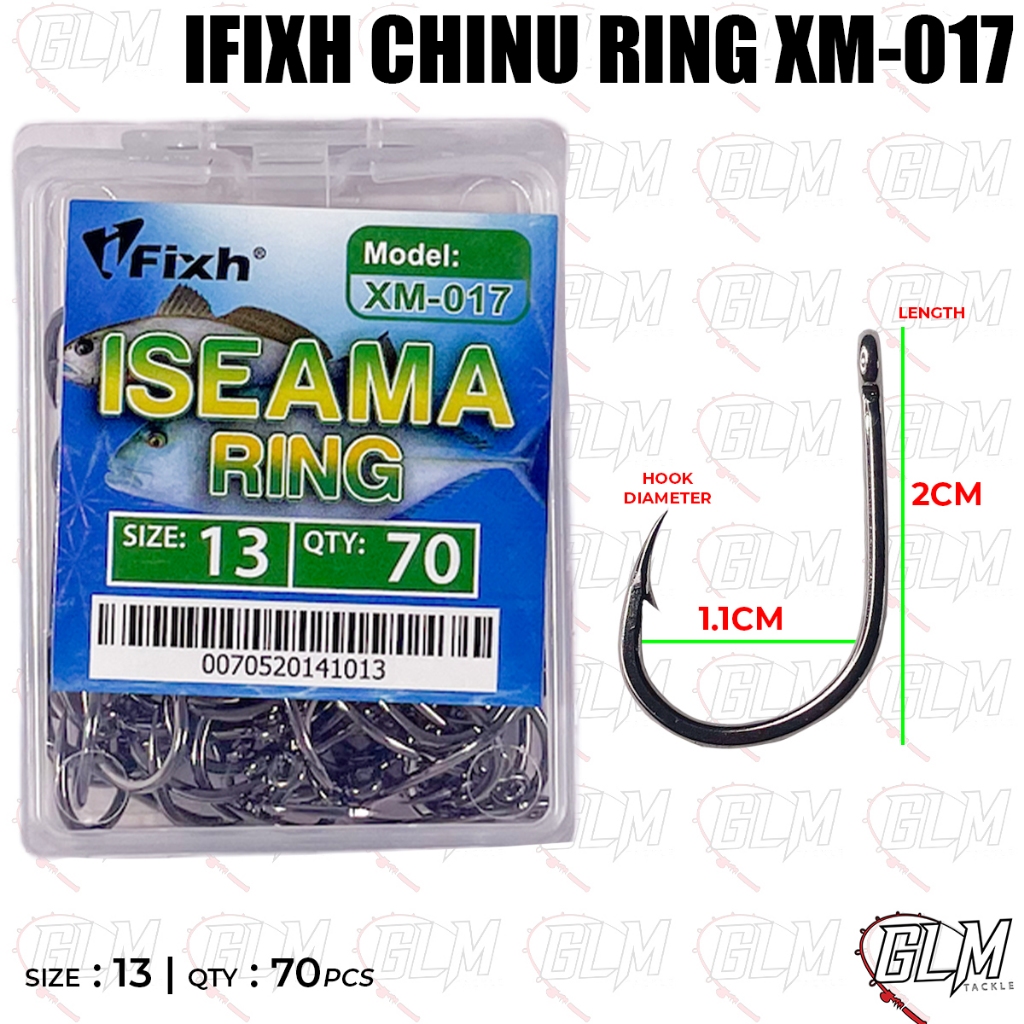 ASUKA I-FIXH XM-017 ISEAMA RING FISHING HOOK | Shopee Malaysia