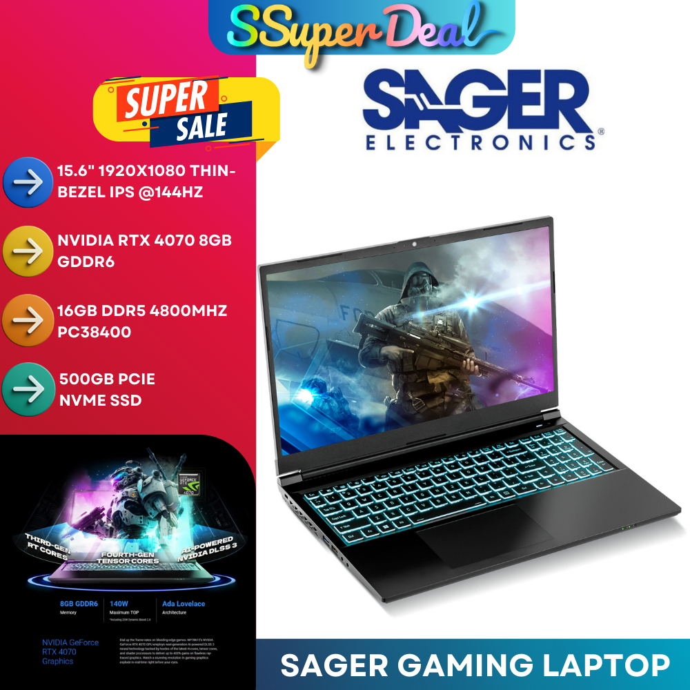 Sager NP7861E/NP8855D (CLEVO NP50SNE/PD50SND-G/PD50SNE-G) i9-13900HX ...