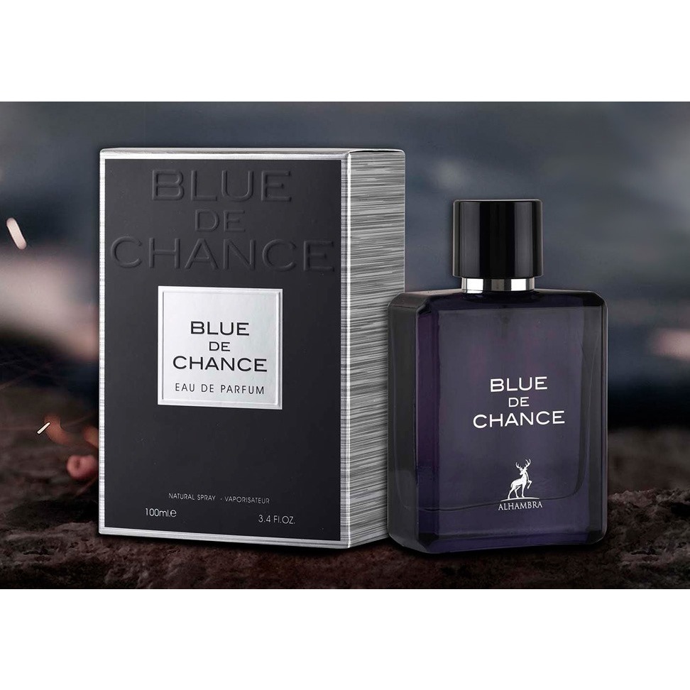 Blue De Chance EDP Perfume Maison Alhambra 100 ML/3.4 Fl oz Super Rich ...