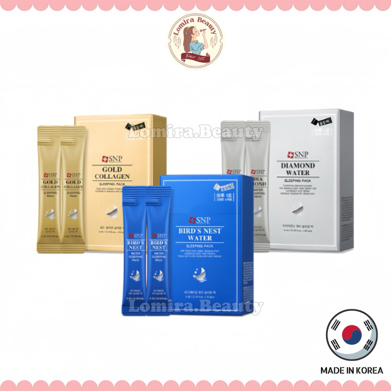SNP Sleeping Pack (One Box-20ea) •SNP Sleeping Mask｜SNP Bird Nest Water｜SNP Gold Collagen｜SNP ...