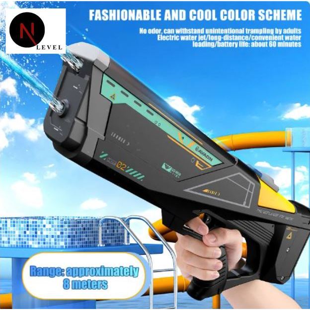 Electric water gun toy high-pressure powerful water gun burst water ...