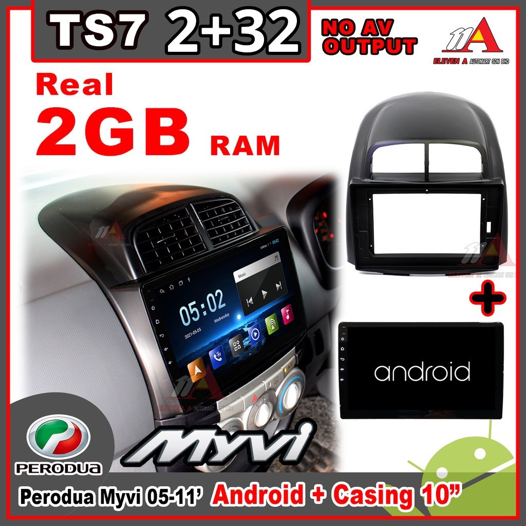 [TS7/T100/T133] Perodua Myvi '05-11 Android Player 10" inch IPS Screen ...