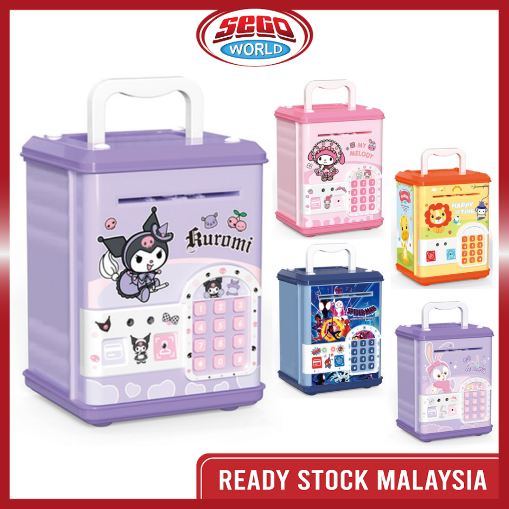 [Sego] Tabung Kids Money Saving Box Piggy Bank Password Digital Money ...