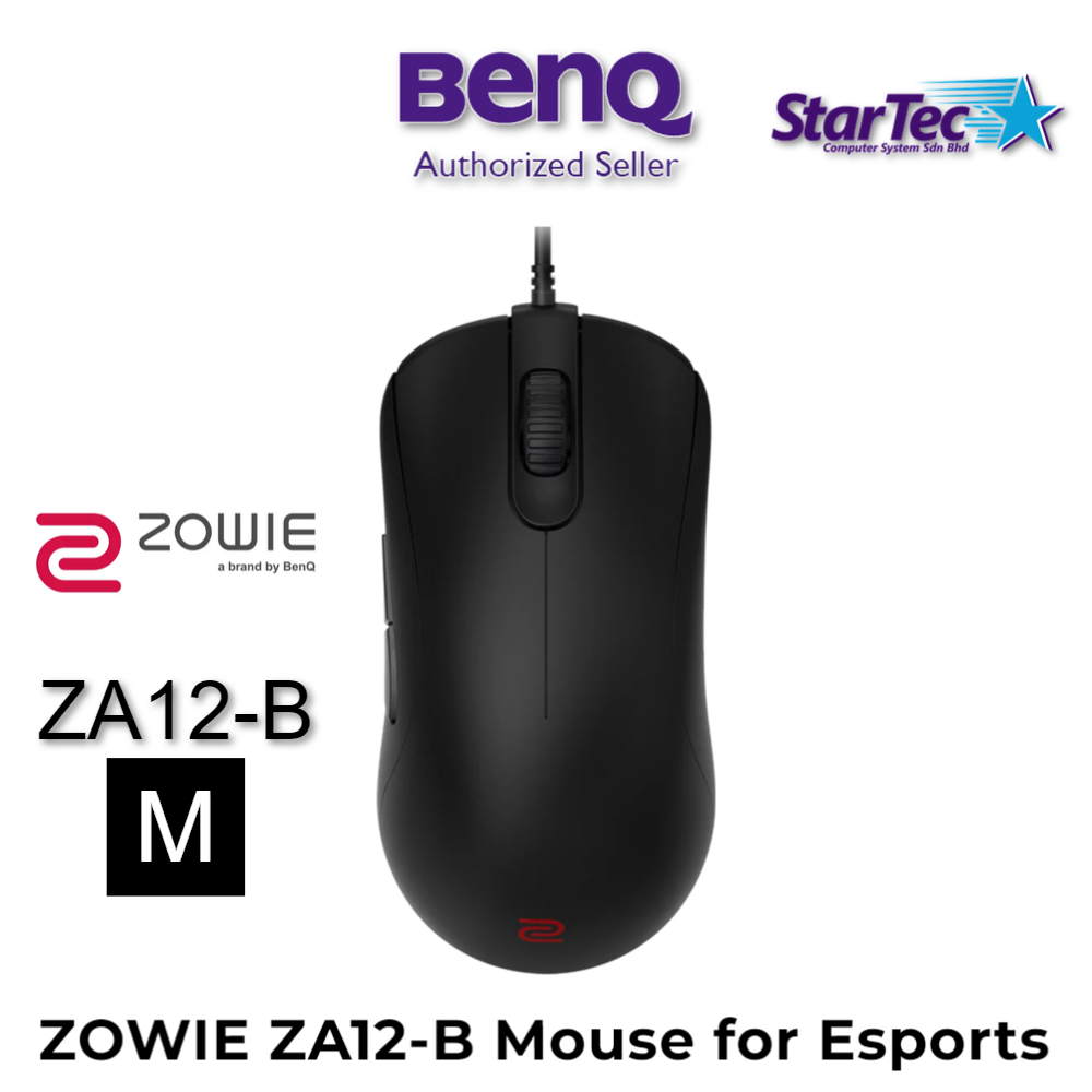 BenQ ZOWIE ZA12-B Medium Size Esports Gaming Mouse (Black) | Shopee ...