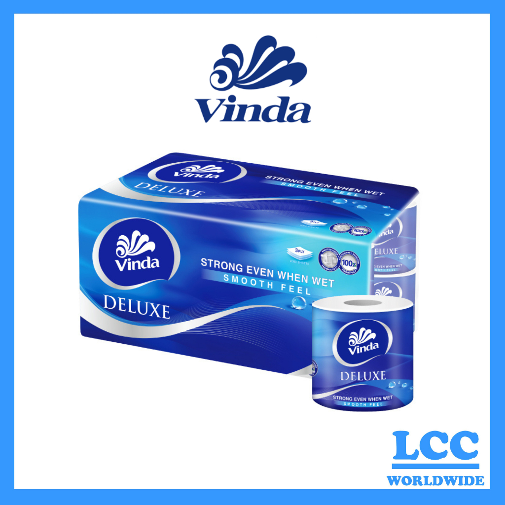 Vinda Deluxe Smooth Feel Toilet Tissue 3 Ply (1 Roll) | Shopee Malaysia