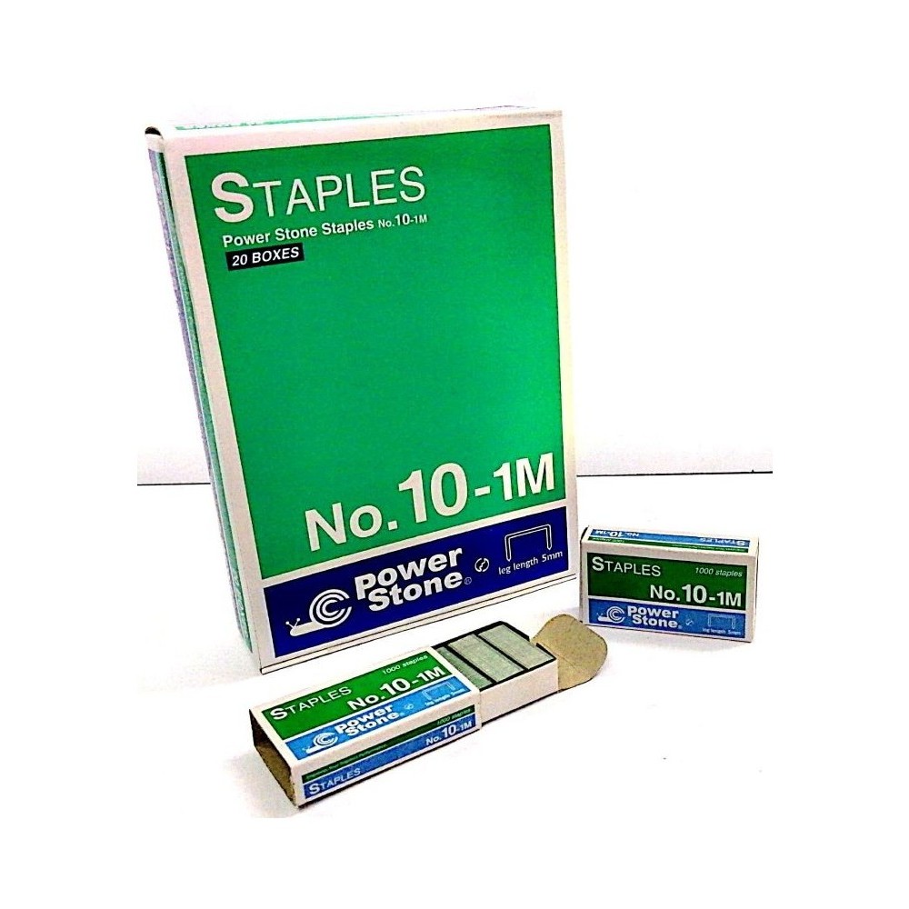 Power Stone Staples No.10-1M ( 20unit / Box ) | Shopee Malaysia