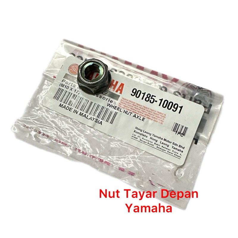 Nut Tayar Depan Motor Yamaha LC135 Y15 Y16 SRL110 M10 Size 17 Warna ...