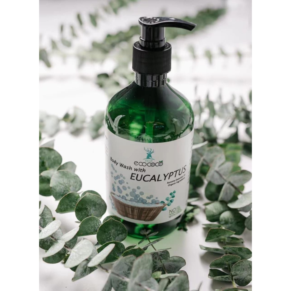 Ecococo Natural Bodywash with Eucalyptus Essential Oil - 500ml (bottle) | Shopee Malaysia