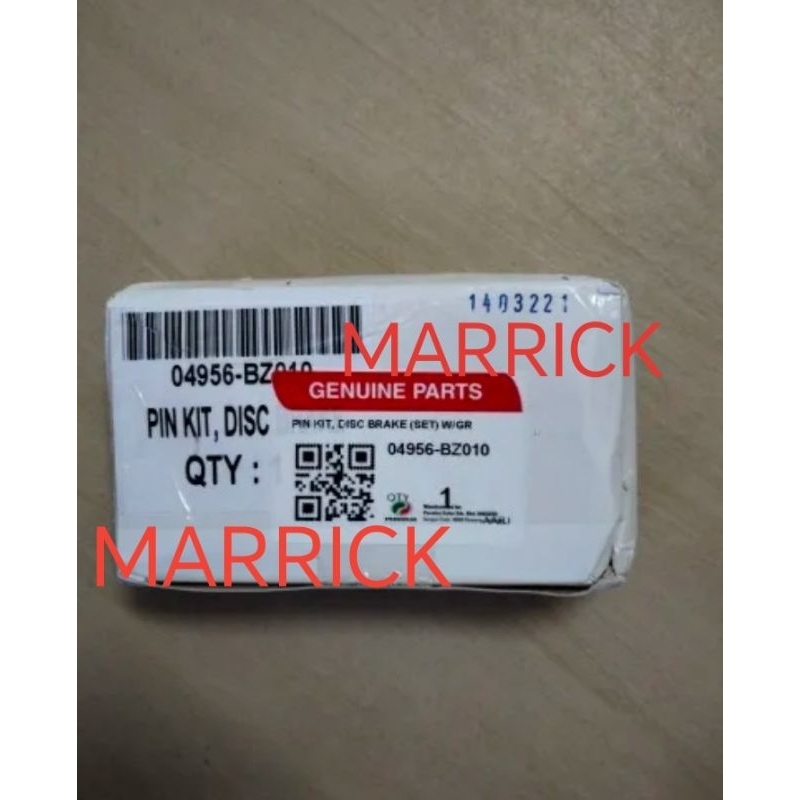 Perodua Viva brake caliper pin front Genuine 4 pieces | Shopee Malaysia
