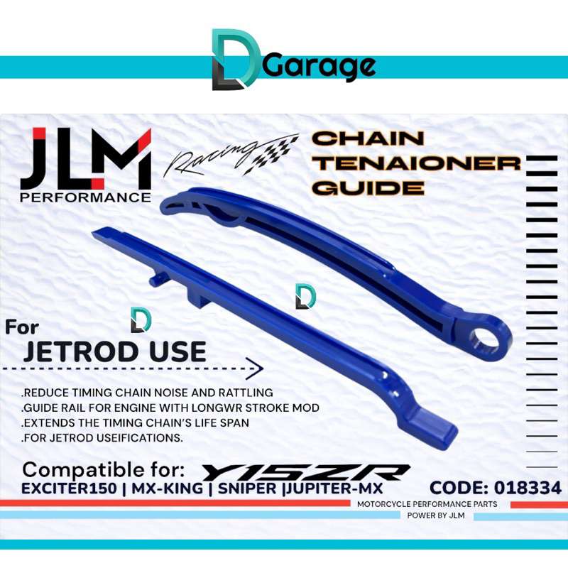 JLM Y15 Y15ZR LC135 135LC JET ROD 4 6 RACING TENSIONER GUIDE SET TIMING ...