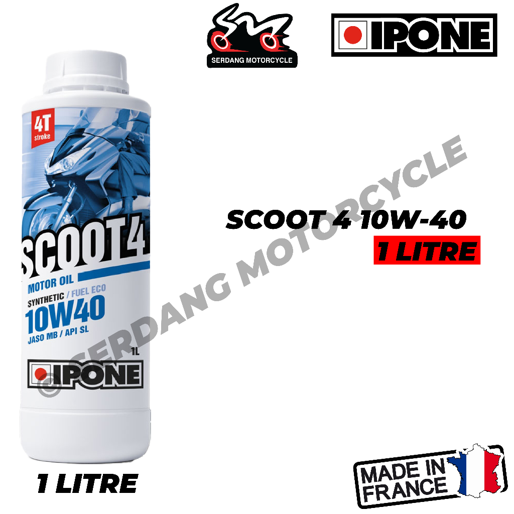 IPONE Katana Scoot Oil 5W40 Fully Scoot 4 Oil 10W40 Gear Oil Trans ...
