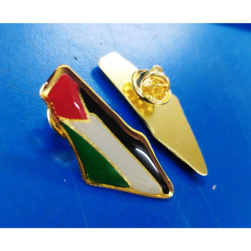 palestine flag map PIN good quality collar pin palestine flag | Shopee ...