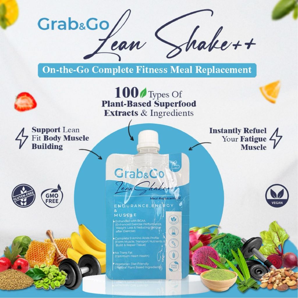 Grab & Go Lean Shake Powder Drink | Shopee Malaysia