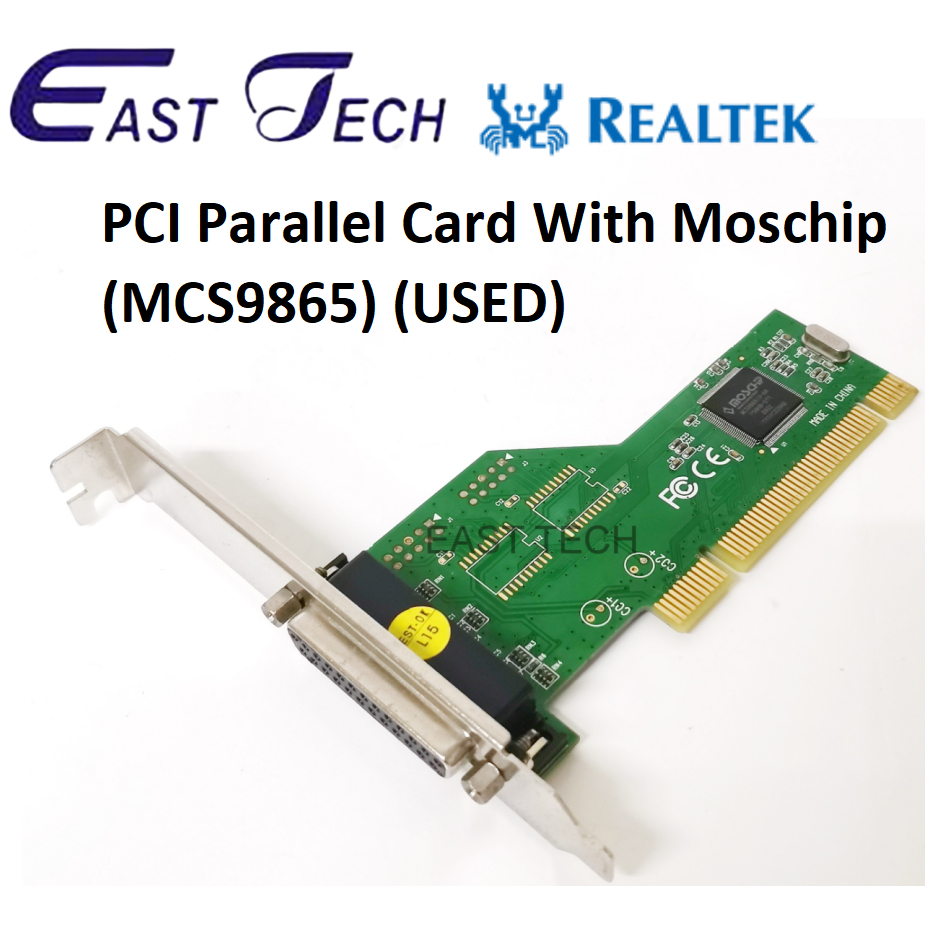 PCI Parallel Card With Moschip (MCS9865) (USED) | Shopee Malaysia