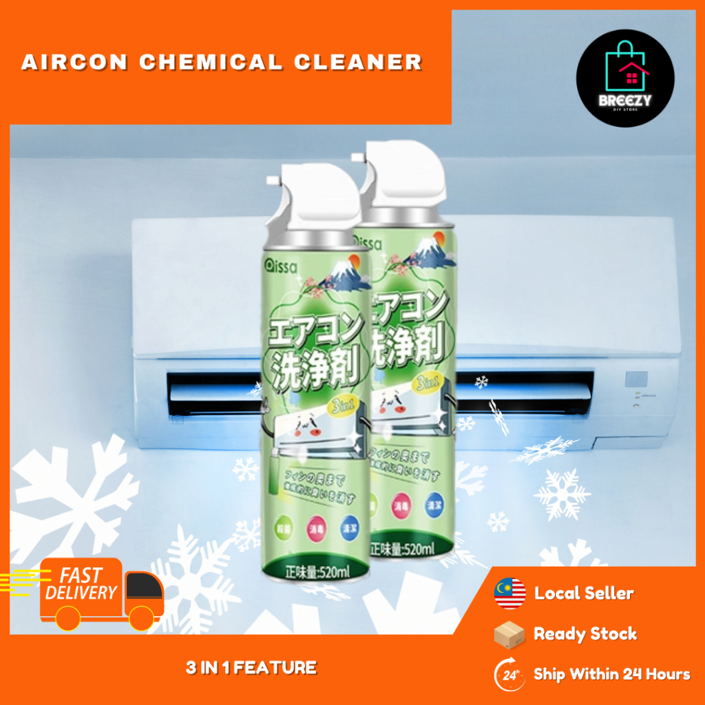 Aircon Spray Cleaner | Anti Bacterial Chemical Wash | Air Conditioner ...