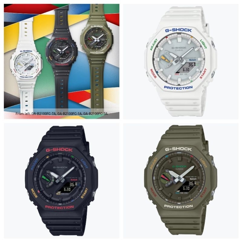 GA-B2100FC G-SHOCK ANALOG-DIGITAL WITH tough Solar watch GA-B2100FC-7A ...