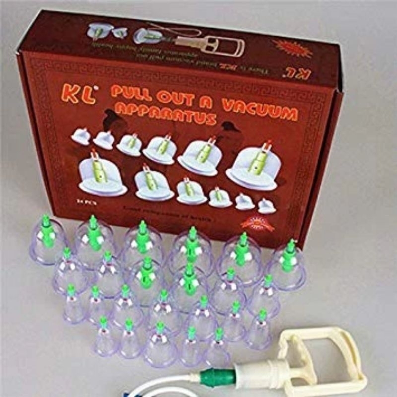 Set Bekam JINKANG 24 Cups Cupping Cup Cawan Bekam 锦康拔罐器 Chinese Medical ...