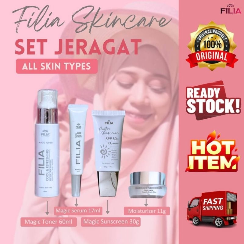 FILIA SKINCARE SET JERAGAT | Shopee Malaysia