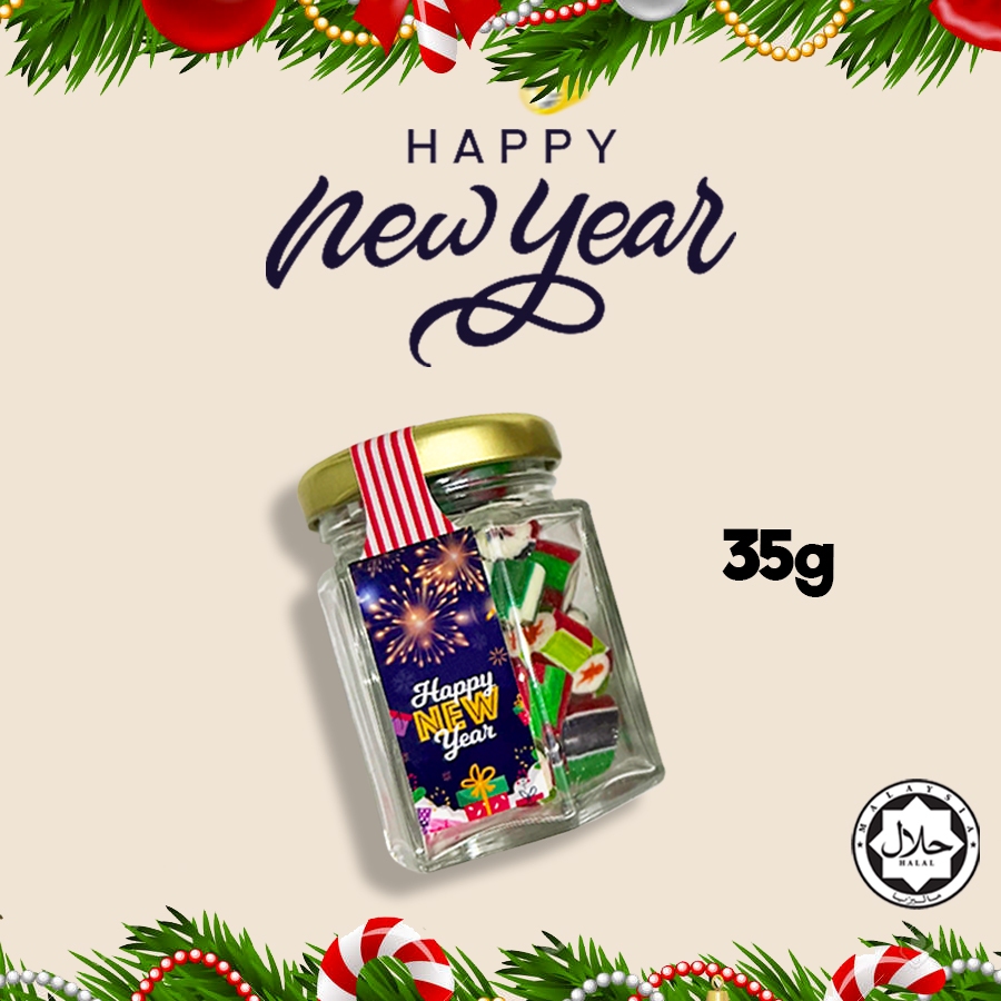 STICKY CANDY Gula-Gula HALAL Thank You / Happy Birthday / I Love You ...