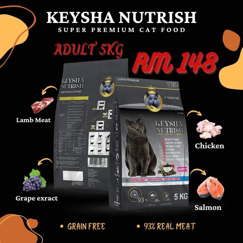 Keysha Nutrish Cat Food 5kg | Shopee Malaysia