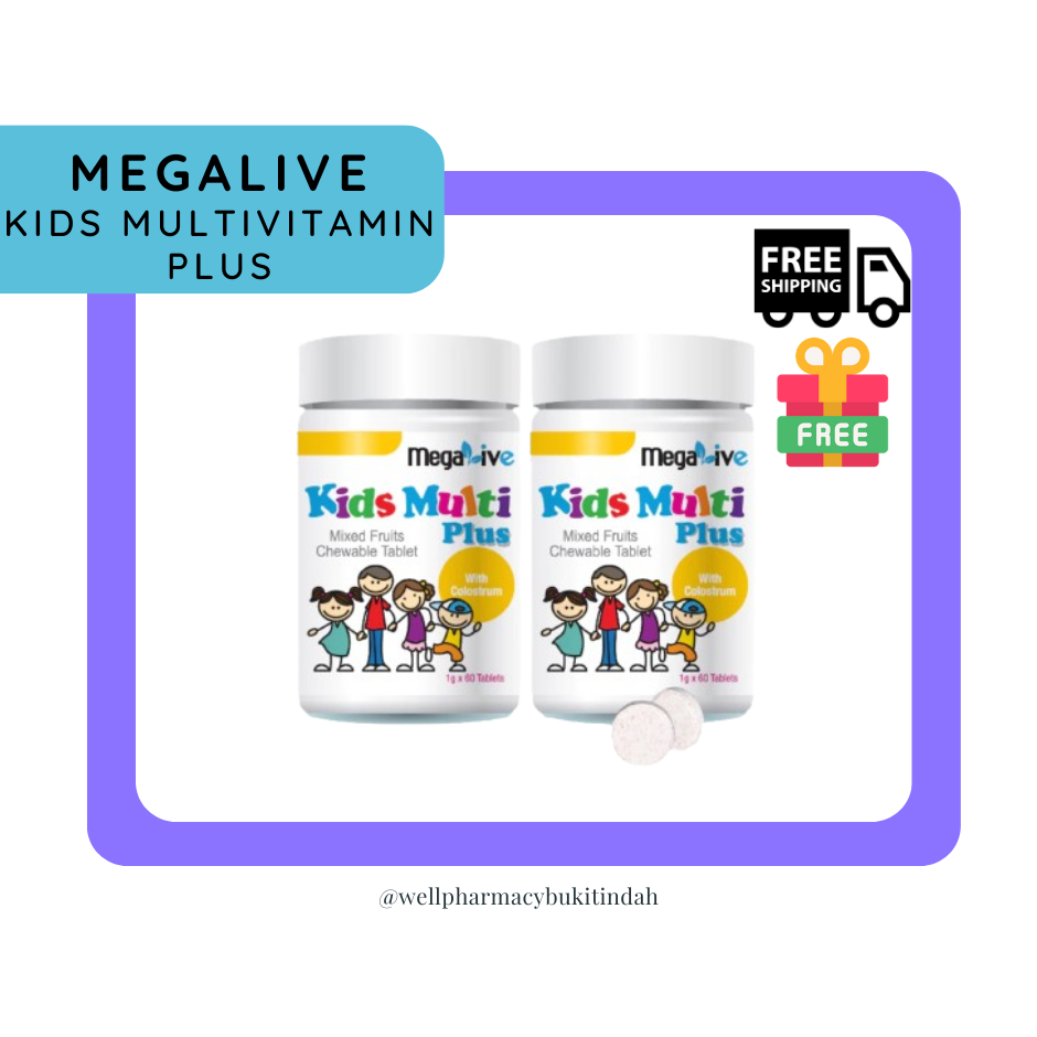 MEGALIVE KIDS MULTIVITAMIN PLUS | KID'S HEALTH | Shopee Malaysia