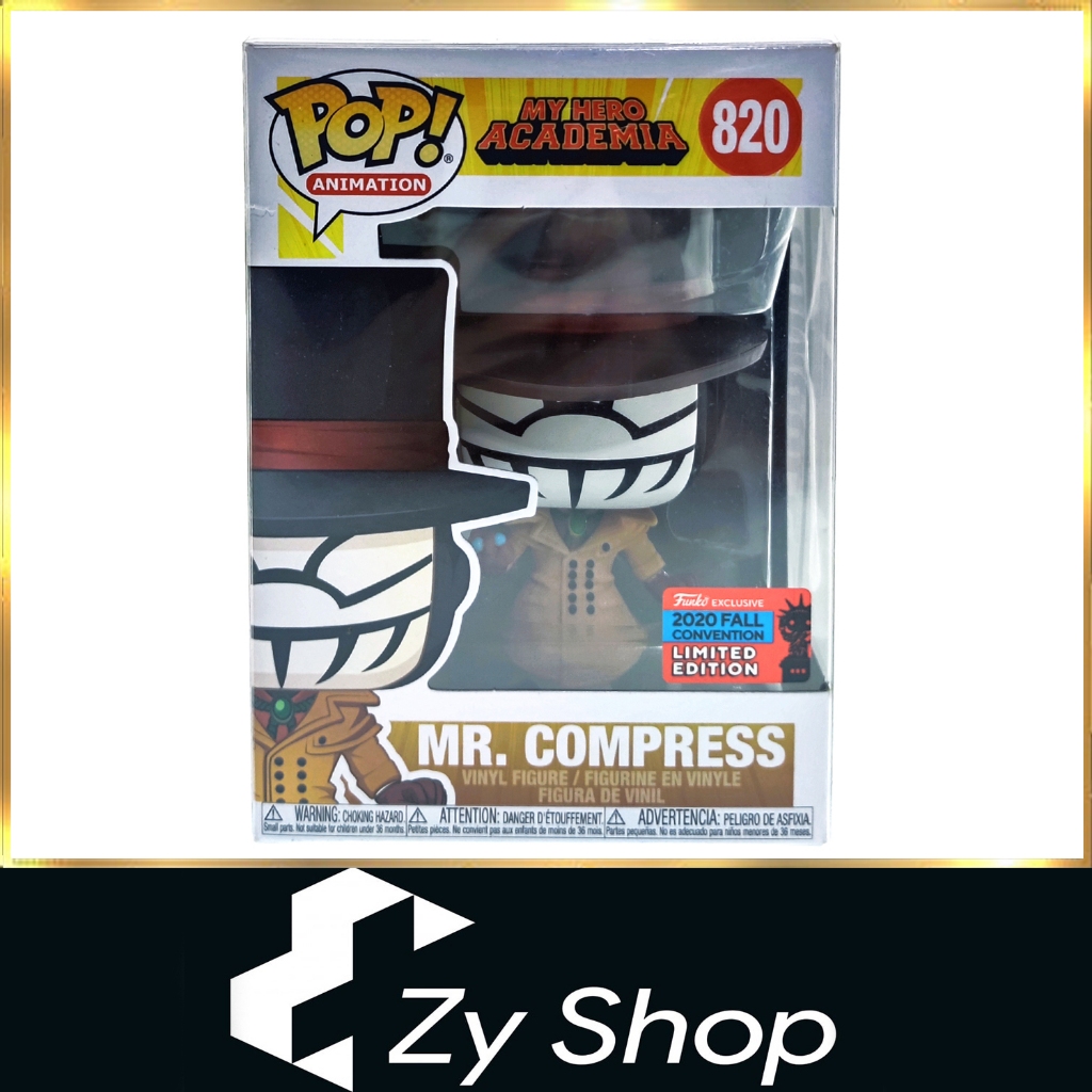 MR. COMPRESS MY HERO ACADEMIA FUNKO POP 820 LIMITED EDITION ANIME ...