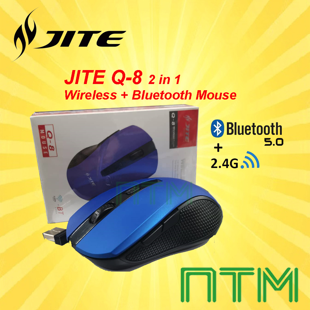 JITE-Q8 2 in 1 Wireless Bluetooth Dual Mode Wireless USB + Bluetooth ...