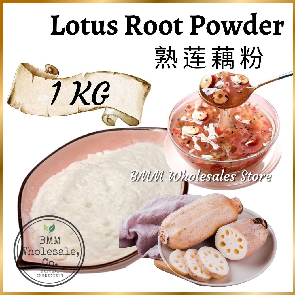 Lotus Root Powder 1KG 莲藕粉 | Lotus Powder | Healthy Keto Diet Breakfast ...
