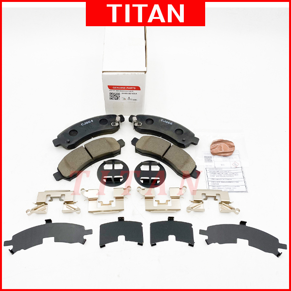 100% Original Perodua Front Disc Brake Pad Set With Clip 04465-BZ153-A ...