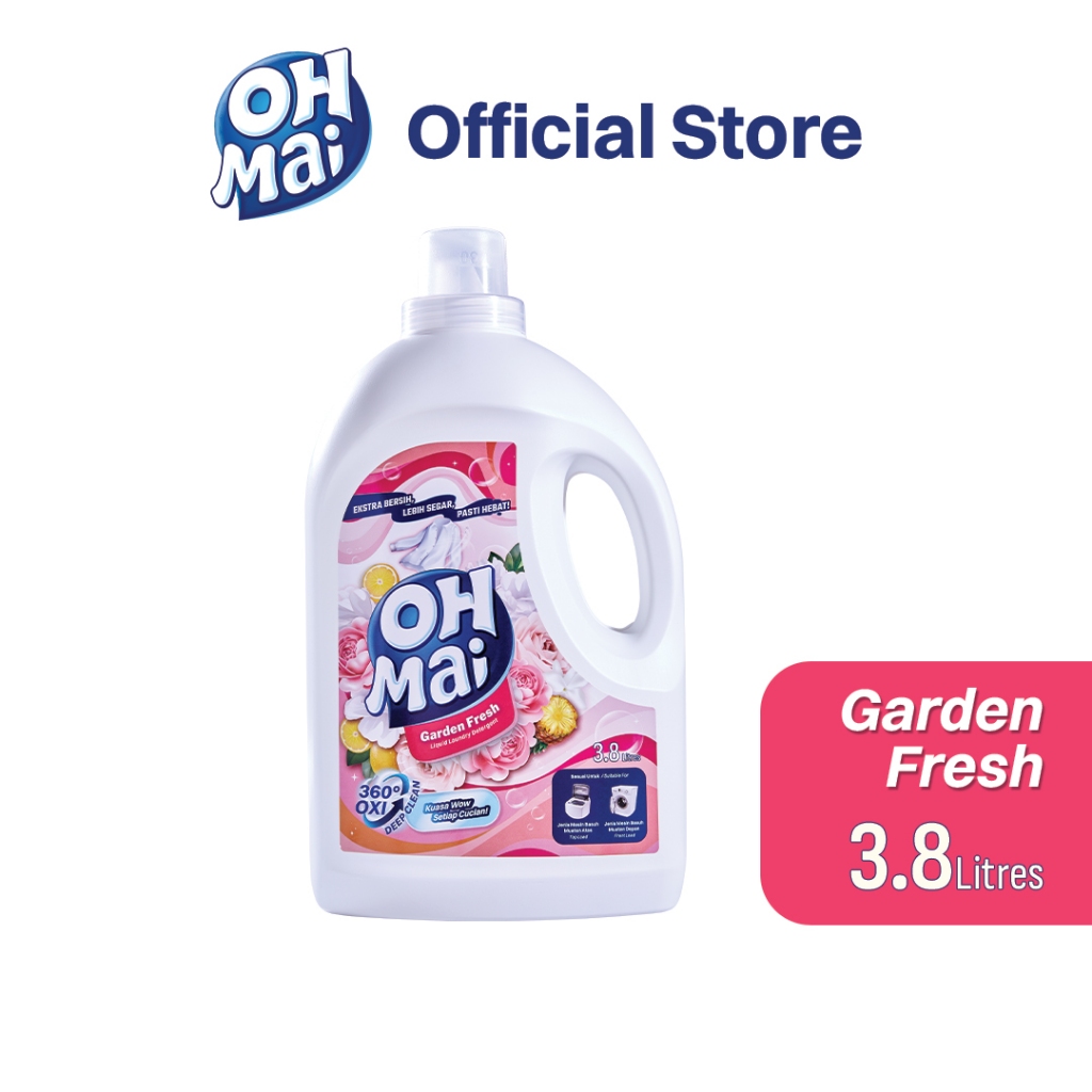 OH MAI Laundry Liquid Detergent - Garden Fresh (3.8L) | Shopee Malaysia