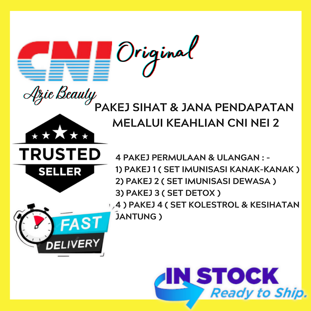 PAKEJ KEAHLIAN CNI SIHAT SAMBIL MENJANA PENDAPATAN | Shopee Malaysia