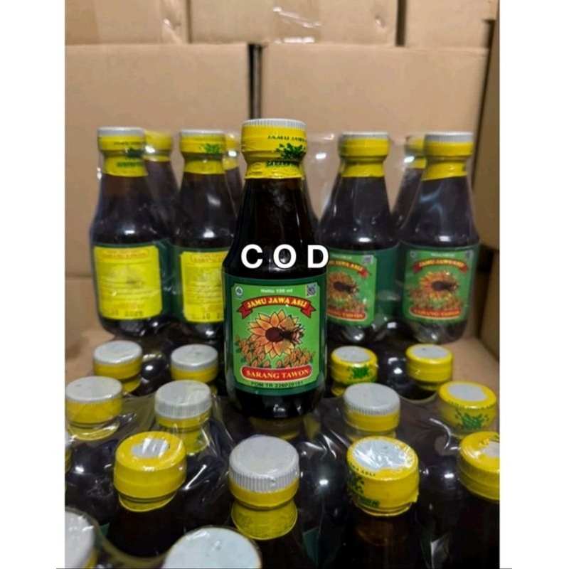 50 BOTOL KLENCENG ASAM URAT DAN PEGAL LINU JAMU ASLI SARANG TAWON 150ML ...