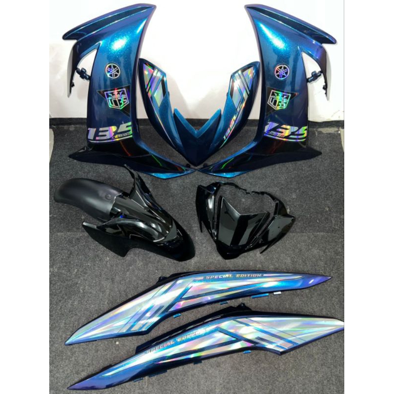 COVERSET YAMAHA LC V8 CHROME LASER (SIAP TAMPAL) | Shopee Malaysia
