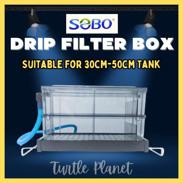 Sobo F-30 Drip Filter Box Aquarium Water Filtration Drip Filter Box 2 ...